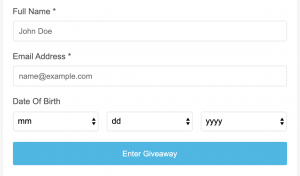How To Setup User Login Fields | SweepWidget