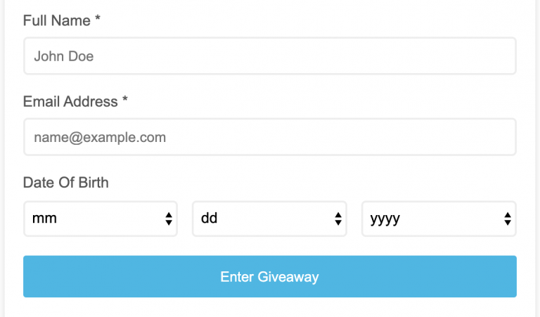 How To Setup User Login Fields | SweepWidget