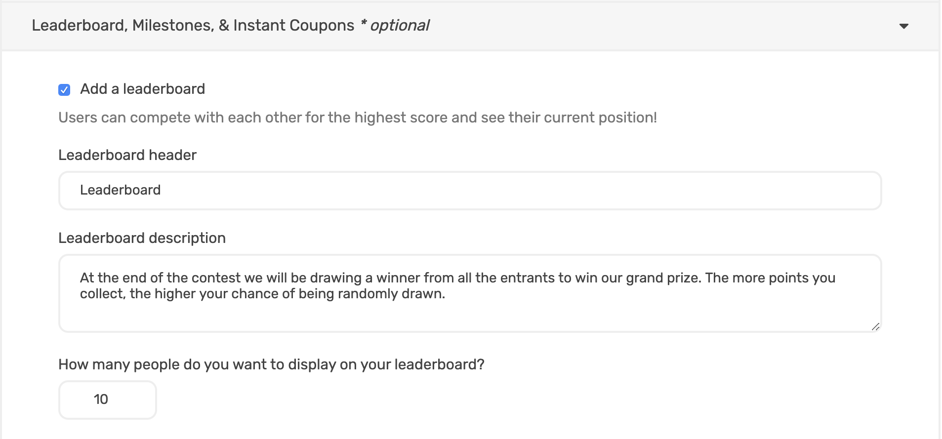 Learn How To Create A Leaderboard Giveaway With SweepWidget