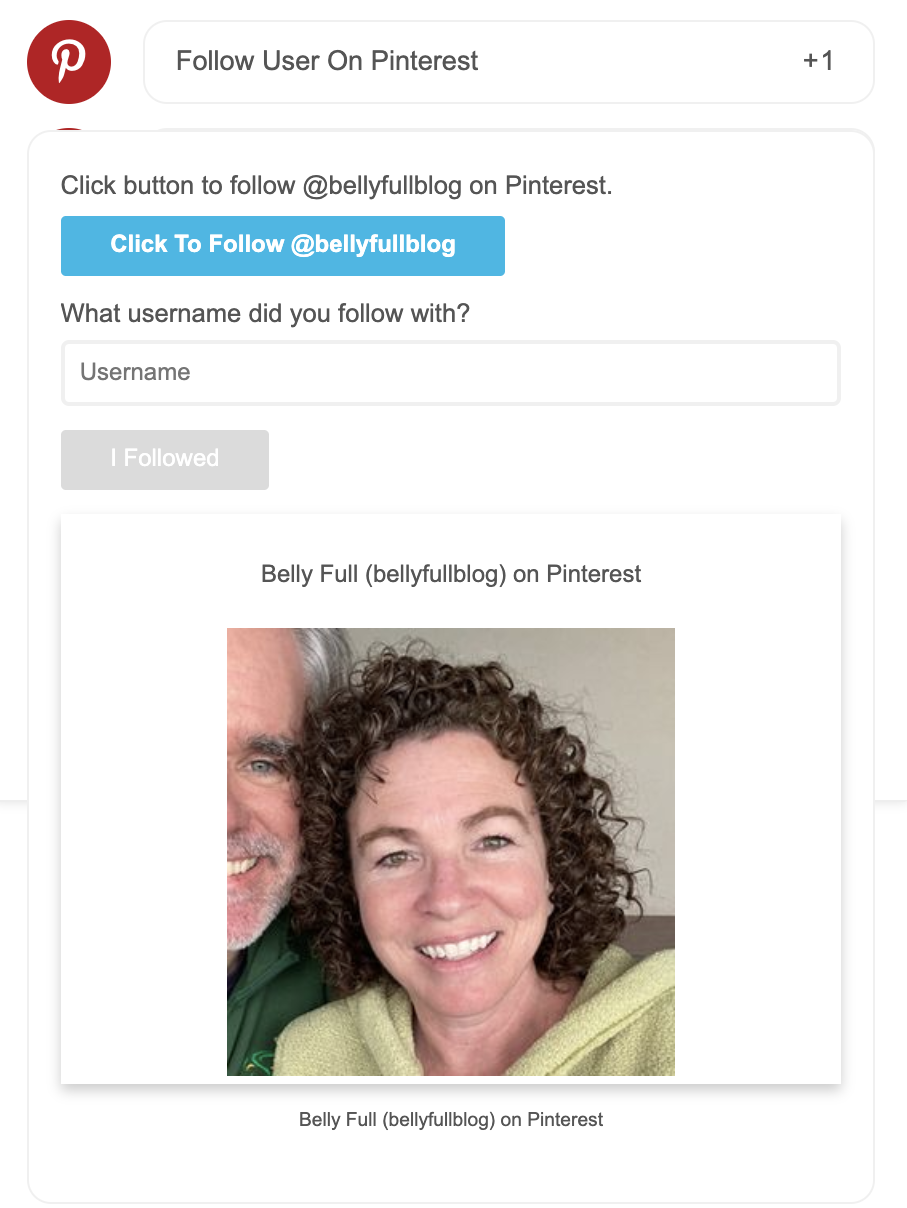Pinterest Entry Methods | SweepWidget