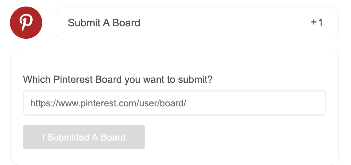 Pinterest Entry Methods | SweepWidget