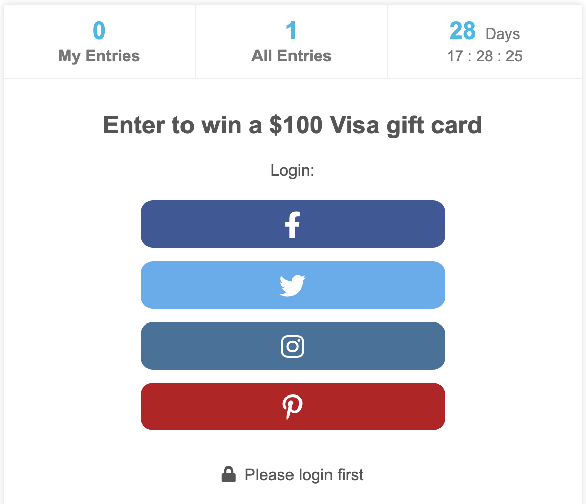 How To Setup User Login Fields | SweepWidget