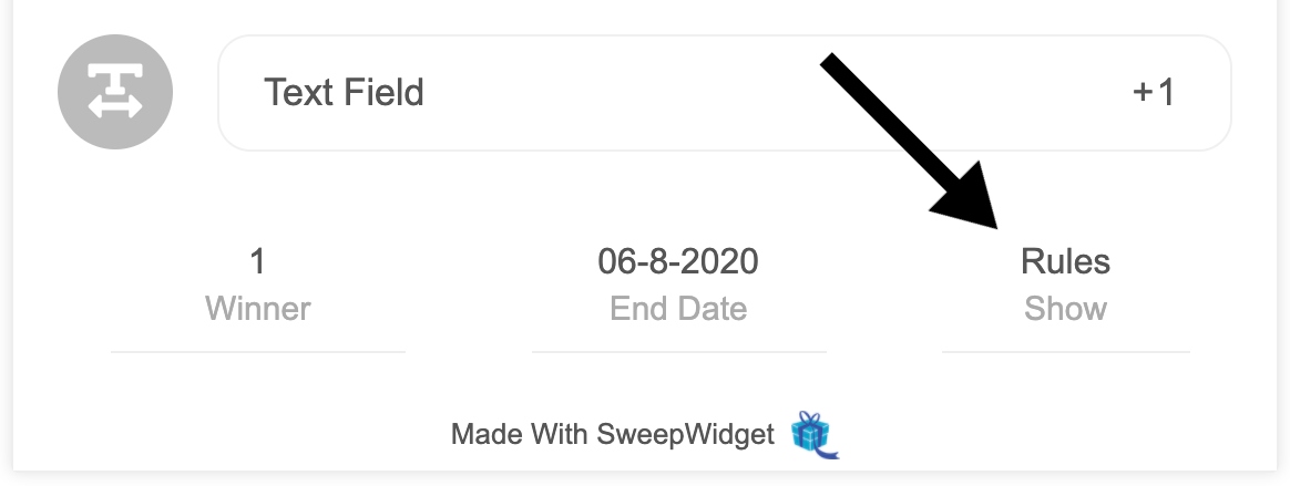 Add Rules To Your Giveaway | SweepWidget