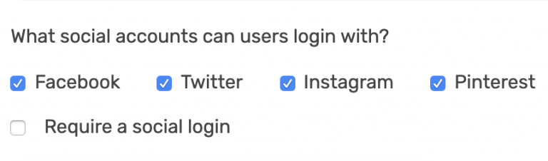 How To Setup User Login Fields | SweepWidget