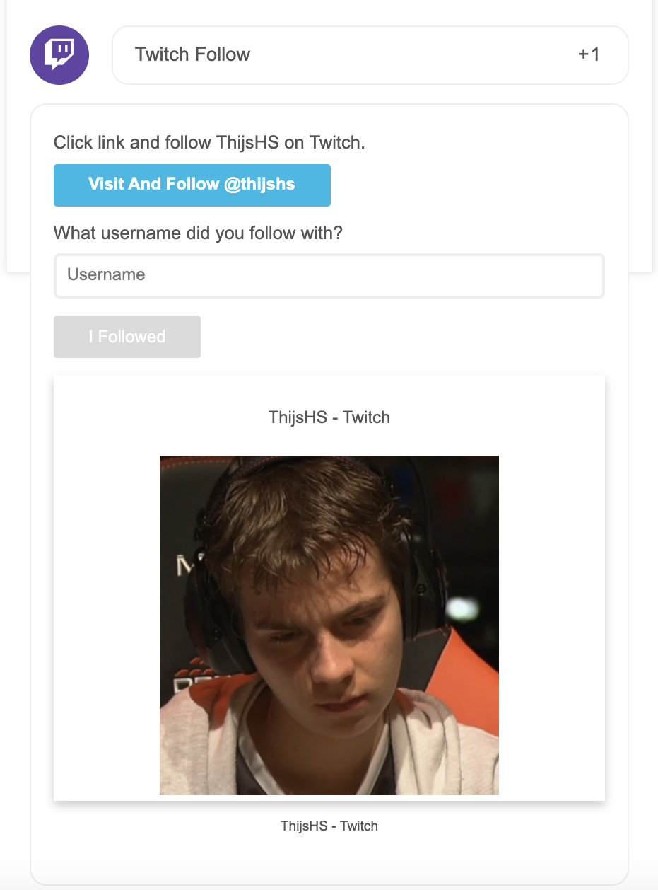 Twitch Entry Methods | SweepWidget