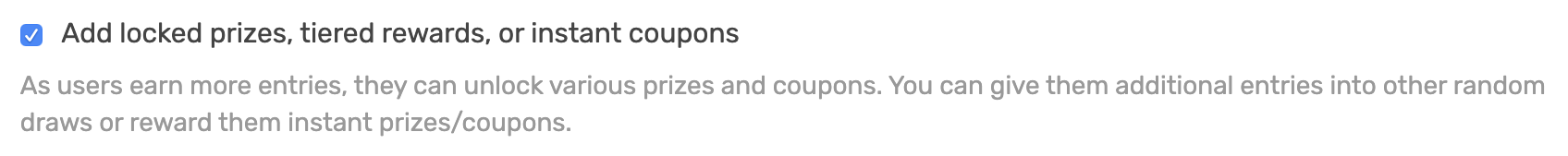 Learn How To Add Locked Prizes, Tiered Rewards & Instant Coupons ...