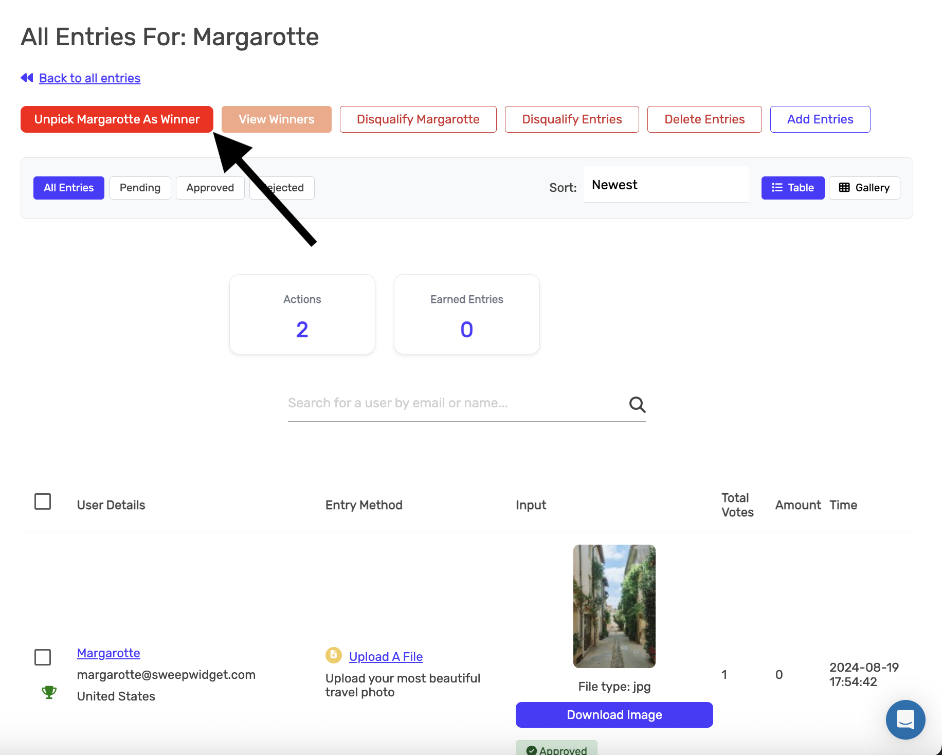 How To Unpick A Winner | SweepWidget