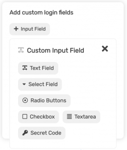 How To Setup User Login Fields | SweepWidget