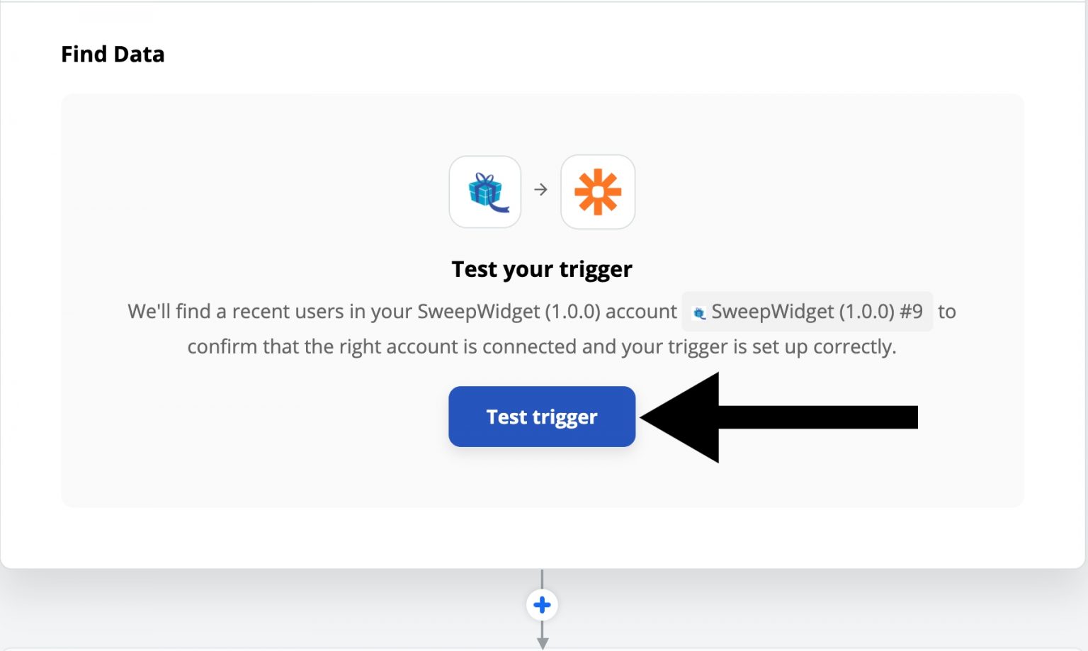SweepWidget Zapier Integration