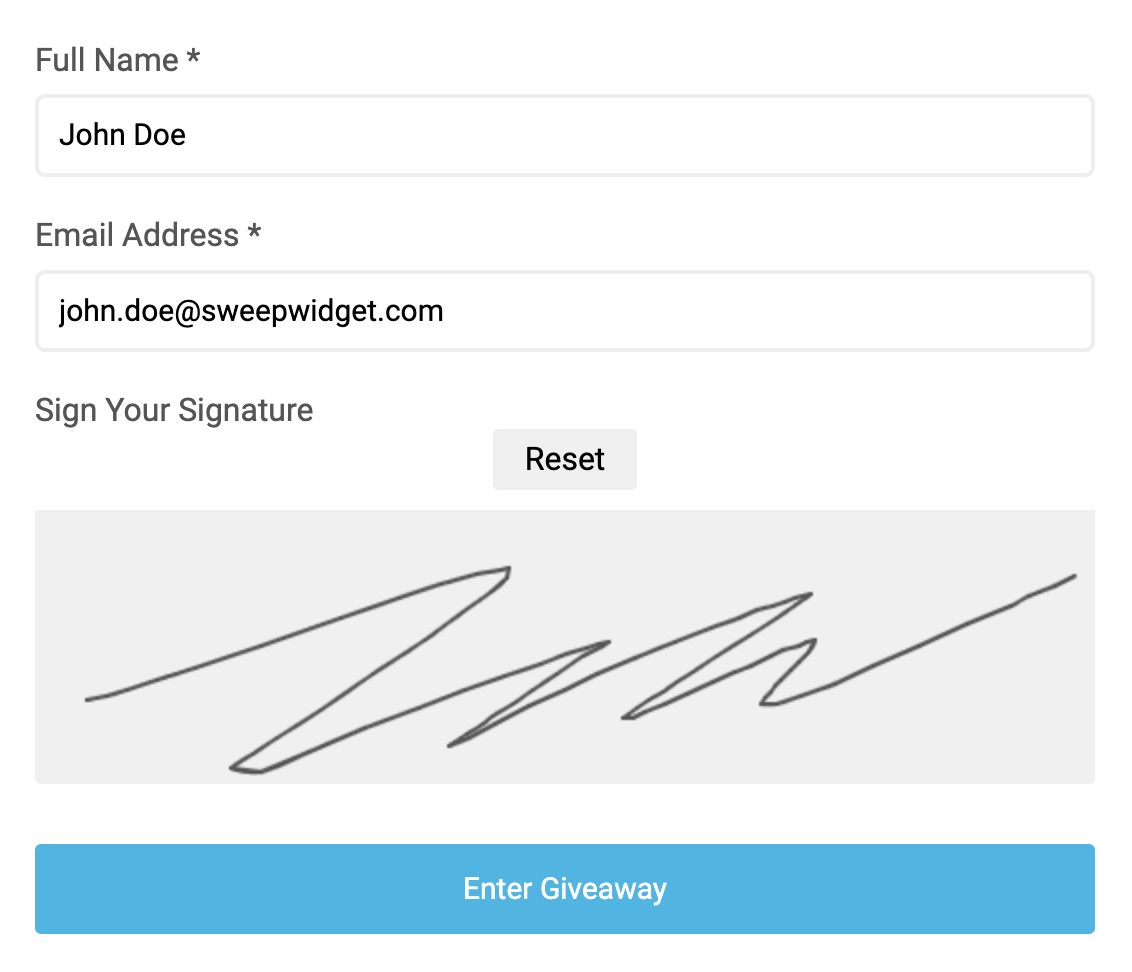 How To Setup User Login Fields | SweepWidget
