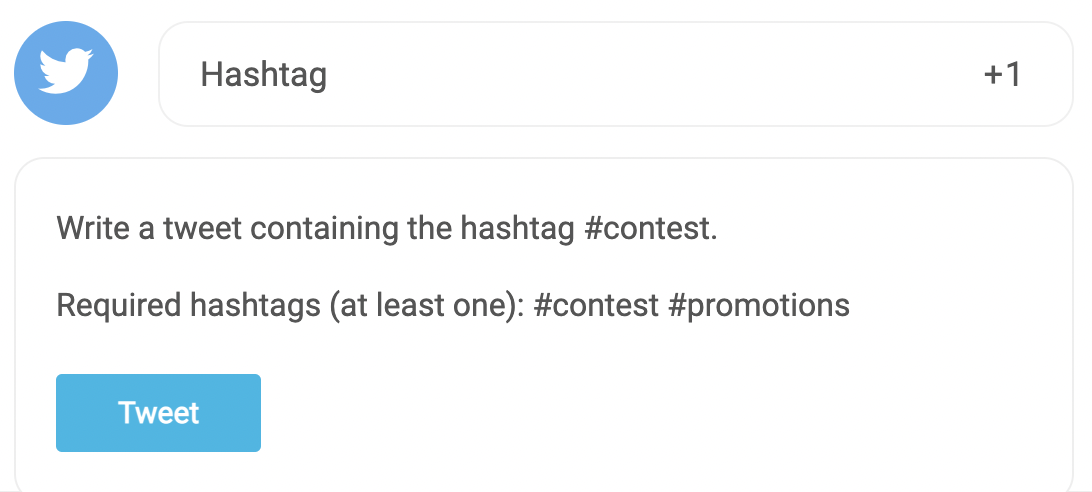 Twitter Entry Methods | SweepWidget