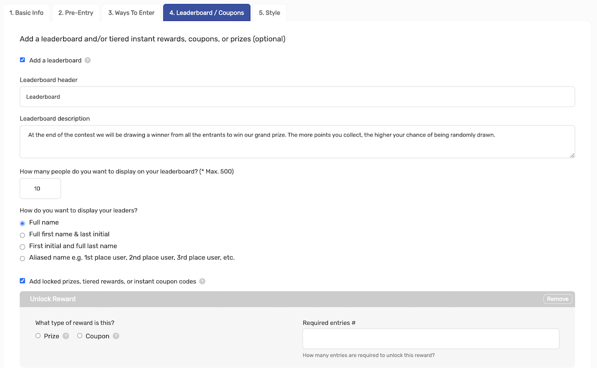How To Create A Giveaway With SweepWidget - SweepWidget Help Docs