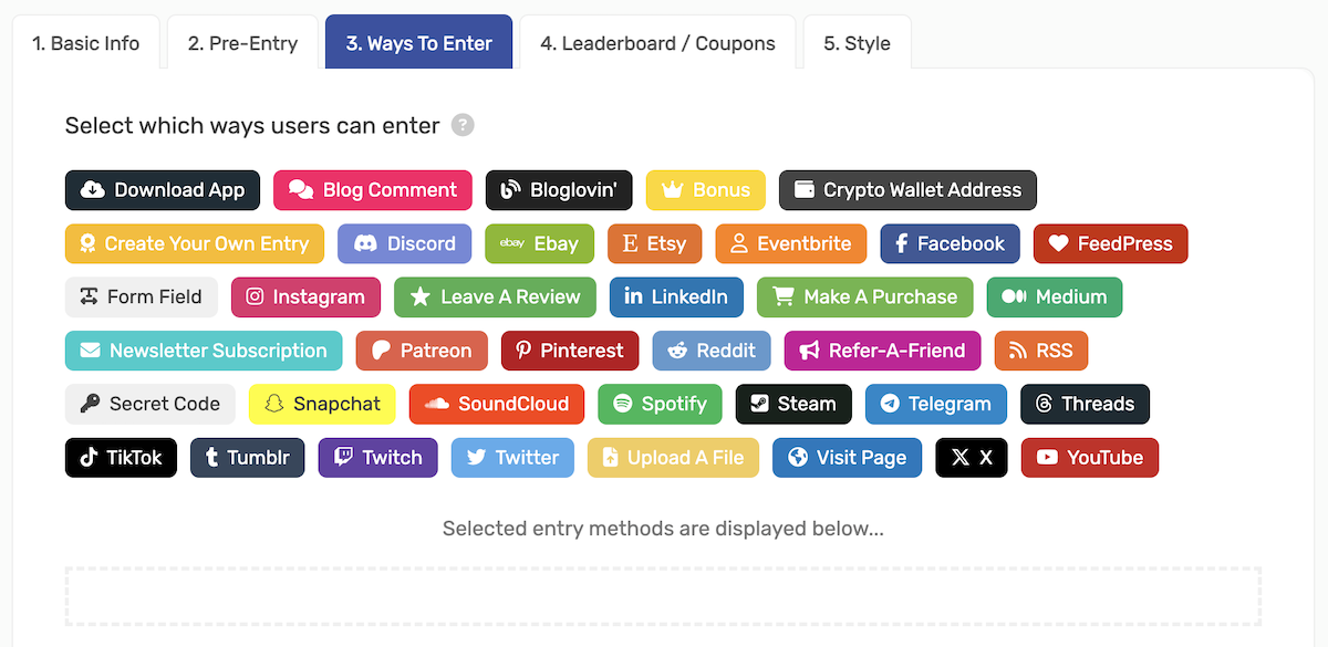 How To Create A Giveaway With SweepWidget - SweepWidget Help Docs
